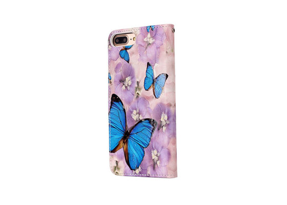 Purple Flowers IPhone Custom Made Phone Cases Anti Shock Eco - Friendly