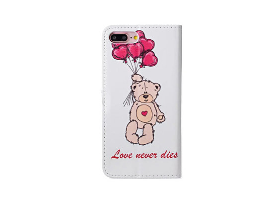 Balloon Bear Personalized Smartphone Cases Tpu Material Flip Wallet Type