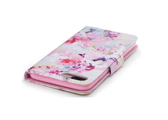 Romantic Light Pink IPhone 8 Plus Phone Case Smooth / Matting Surface