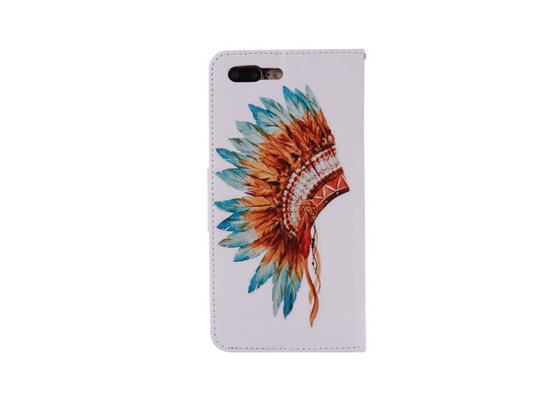 Hat Printing Iphone 8 Plus Wallet Case , Customized Iphone 8 Plus Protective Case