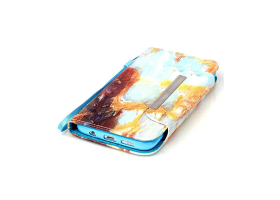Image Customized Samsung S8 Phone Case , Anti Shatter Samsung S8 Wallet Case