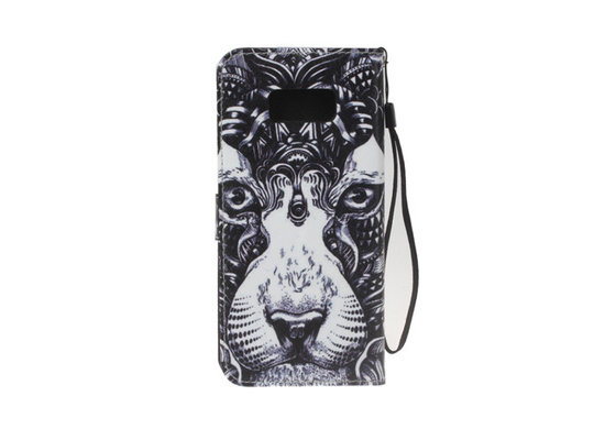 Leopard Head Samsung Galaxy Phone Cases Dark Color Comfortable Touching