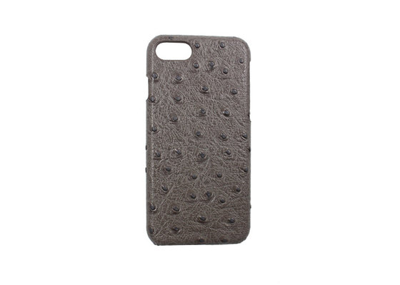 Brown Iphone Cell Phone Wallet Case Dust Proof Custom Design Comfortable Touching