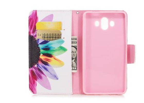 Sunflower Multifunction Wallet Case Custom Made Phone Cases For Iphone 6 6s 8 X