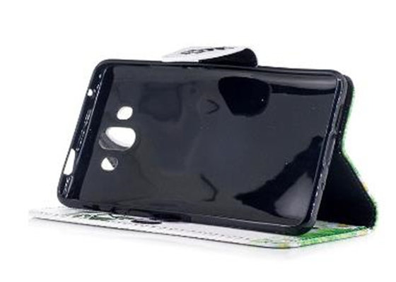 Lovely Panda Smartphone Wallet Case with Card Holder Smooth Or Matting Surface