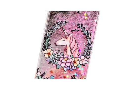 Women Glitter Plastic Bling Bling iPhone Back Cover / Customized Mobile Covers