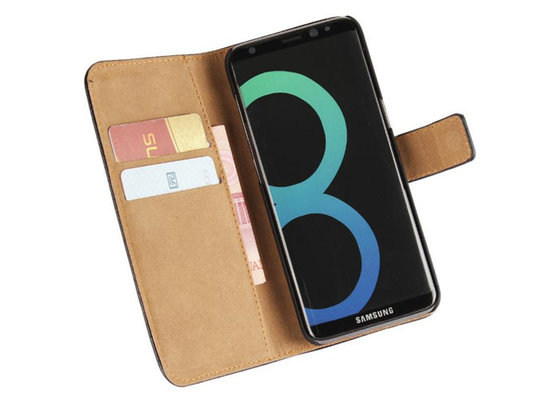 10 Colors PU Card Pocket Phone Case , Samsung Galaxy Phone Covers