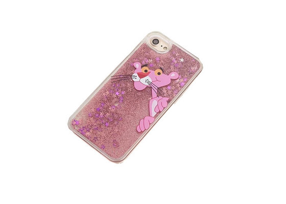 Summer Design Custom Made Phone Cases Pinkpanther With Shimmering Powder