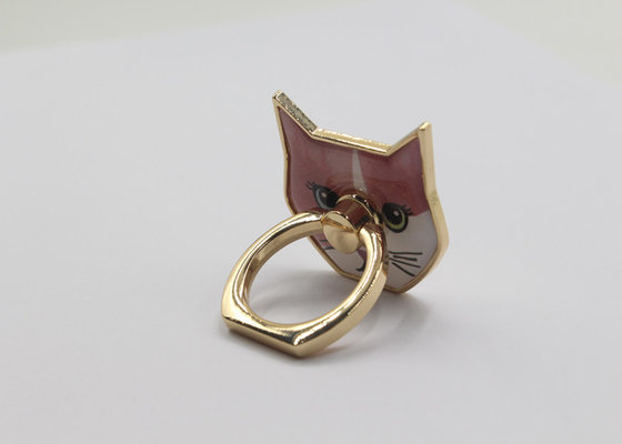 Lovely Car Mobile Finger Ring Stand Holder With Personalized Design