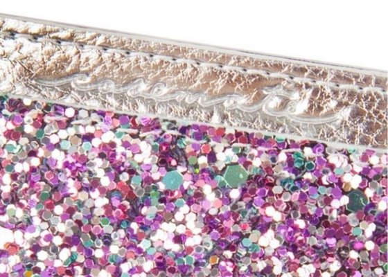 OEM Mobile Phone Accessories PU Sequin Customize Credit Card Holder