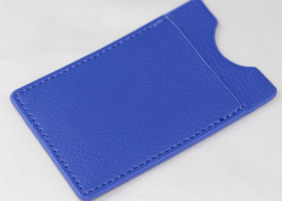 Pu Leather Sticky Credit Card Wallet Holder For Cell Phone Accessories To Carry Card