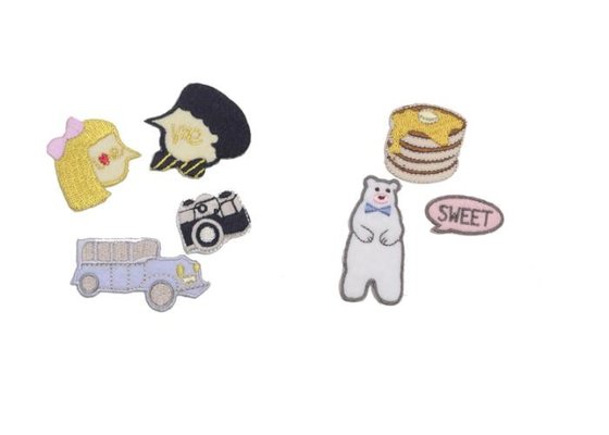 Embroidered Sew Applique Fabric Badge DIY Mobile Phone Accessories Cute Patches