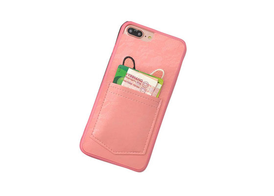Card Pocket Simple Cell Phone Wallet Case Back Cover luxury Leather Case