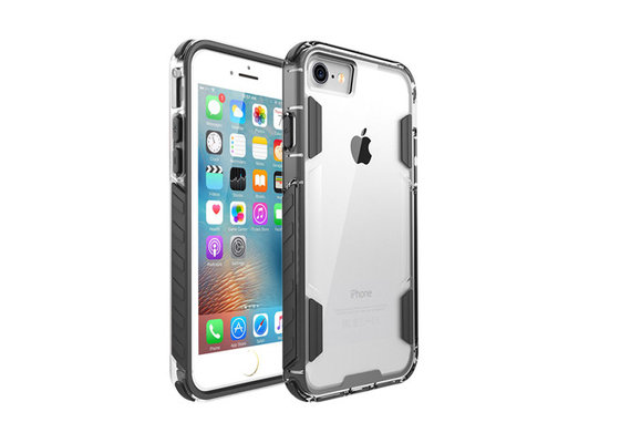 Simple And Comfortable TPU / PC iPhone 8 Plus Phone Case Smooth Surface Not Sticky