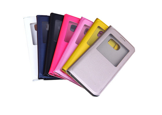 Simple Flip Samsung Galaxy Note 8 Case , Pc Phone Case With PU Leather
