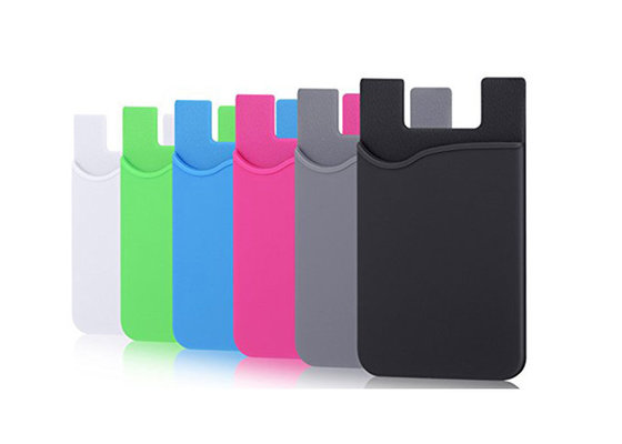Mobile Phone Accessories Silicone / PVC Driving License Card Holder For Smartphone
