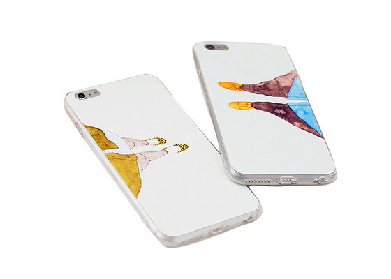 TPU / PC Apple Cell Phone Cases With UV Printing Design For Iphone 6 / 6s