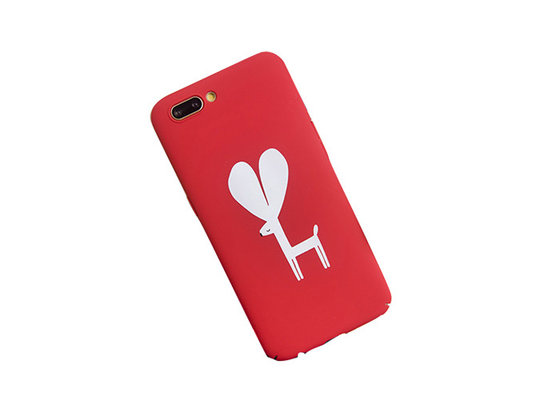 Red And Green Color Cute Animal Pc Phone Cover For Oppo / Iphone X