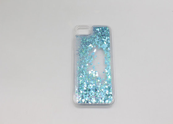 Blue Color Bling Bling Glitter Circular sequined Pc Phone Back Cover Case