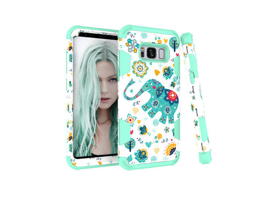 Silicone Plus PC Scratch Resistant Phone Case For Samsung Galaxy S8 Plus