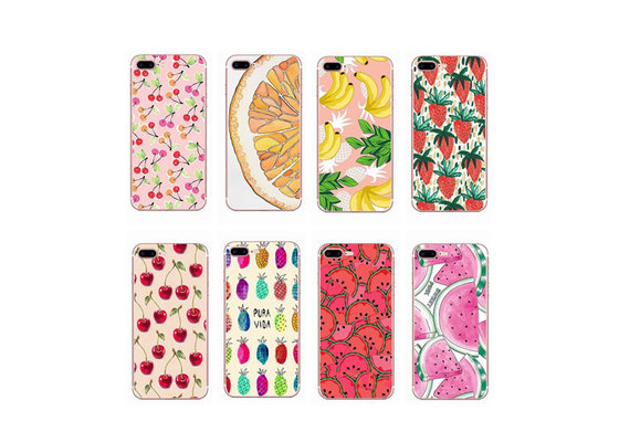 Summer Fruit TPU Durable Cell Phone Back Cover For Iphone 6 6S 7 7Plus 8 8Plus X