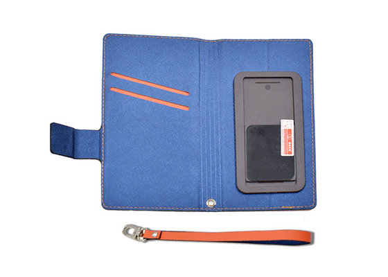 Universal Scratch Resistant  PU PC Smartphone Wallet Case With New Funtion