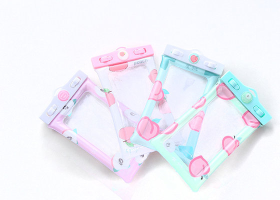 Fresh Style Mobile Phone Accessories PVC Transparent Waterproof Phone Bag For Swimming