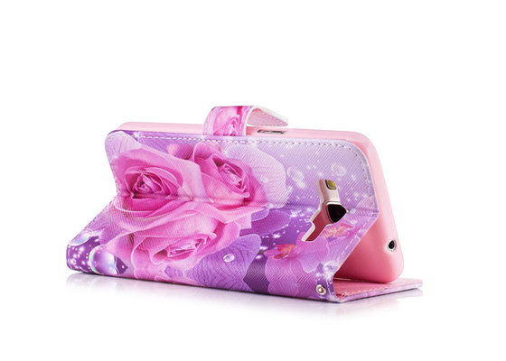 Rose Blossom Leather Phone Case For Samsung Galaxy G531 S5 S6 S7 edge S8 Plus