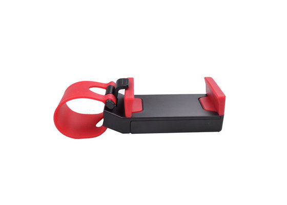 Car Steering Wheel Mobile Phone Stand , Telescoping Mobile Phone Navigation Stand