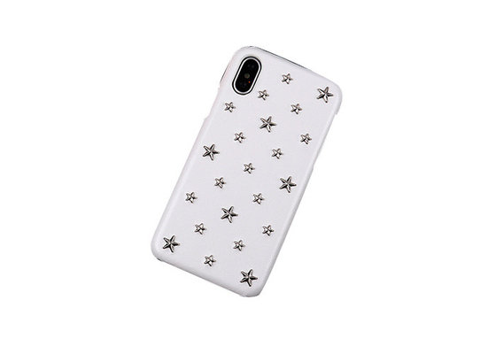 Stars Nails PU Leather iPhone X Phone Case Waterproof  Anti-dust Phone Case Shell
