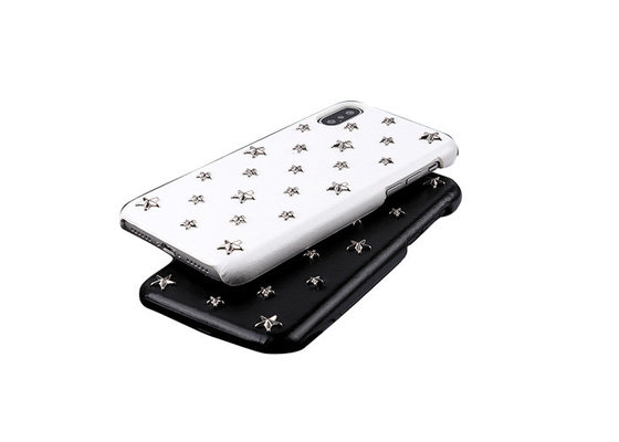 Stars Nails PU Leather iPhone X Phone Case Waterproof  Anti-dust Phone Case Shell