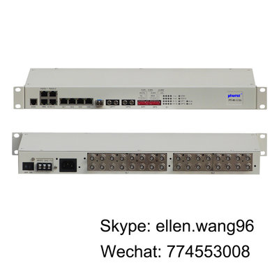 16E1+ 4GE + RS232 + NMS PDH Multiplexer fiber optical telecom equipment