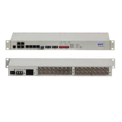 16E1+ 4GE + RS232 + NMS PDH Multiplexer fiber optical telecom equipment