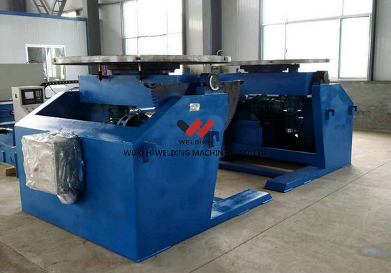Blue Self - Adjustable Pipe Welding Positioners Vessel Loading , T-slots For Clamping
