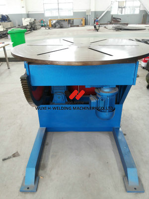 2000kg Height Adjustable Pipe Welding Positioners Manual With Fixed Tilting Speed