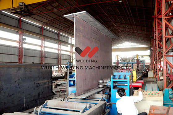 H beam Flange Straightening of H Beam Production Line , 25KW Mechanical Flange Leveling