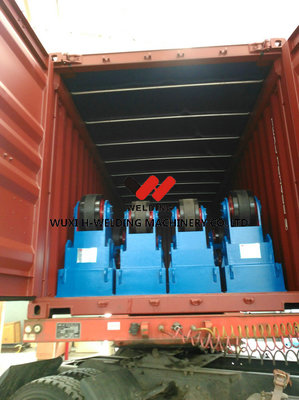 150T Welding Pipe / Tank Turning Rolls , Auto Adjusted 150T , VFD Control
