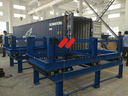 3 In 1 H Beam Combination Machine For H Beam Assembly , Welding And Straightening Together