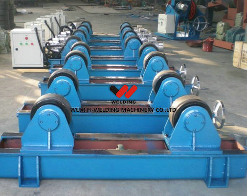 5000kg Rotary Circular Pipe Welding Rotator Lead Screw Adjustable  With High Speed VFD Control