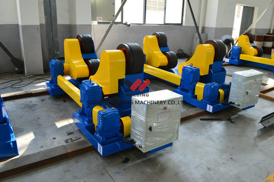 Auto Adjusted VFD Self Aligning Rotators For Pipe Boiler Welding / Assembly
