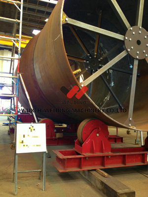 Turntable 40T Tank / Pipe Welding Rotator Bolt Adjusting VFD
