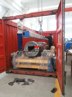 Adjustable Self Aligning Rotators For 60T Pipe Welding , Steel And Rubber Roller