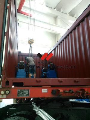 150T Rotary Self Aligning Rotators Automatic For Polish And Welding VFD Control