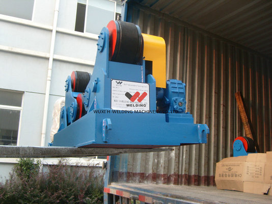 100T Rotary Self Aligning Automatic Welding Machines To Polish And Assemble , steel roller