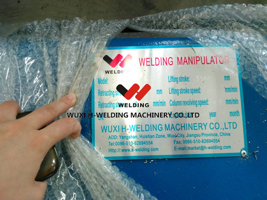 Column and Boom Welding Manipulator Automatic With Monitor System
