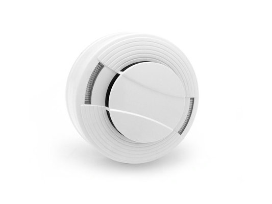 Wall mounted optical smoke detector with Dual LED for alarm system