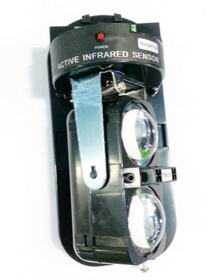 Dual Beams Active Infrared Detector black for house security system