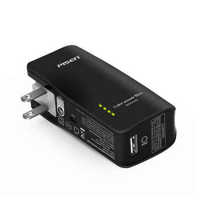 PISEN AC Plug Multilcolor CCC FCC UL RoHS Mobile Unversal Power Bank 5000mAh Portable Charger