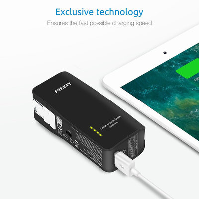 PISEN AC Plug Multilcolor CCC FCC UL RoHS Mobile Unversal Power Bank 5000mAh Portable Charger