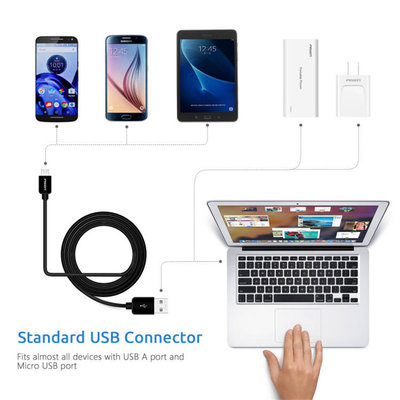PISEN NEW 2017 1m 3.3FT Micro USB Cable for Samsung Nokia Motorola